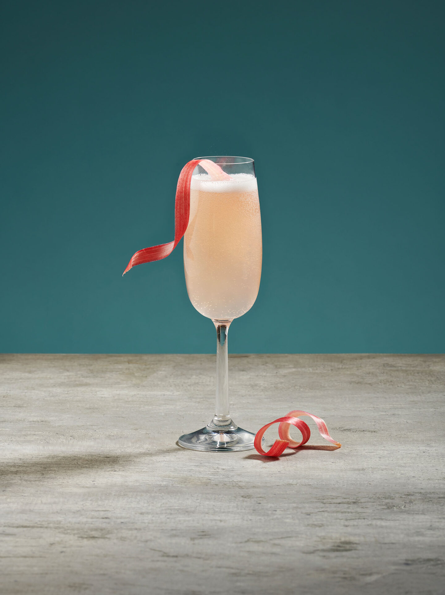 Ruby Royal Cocktail Recipe with Fresh Rhubarb Liqueur | Sheringham ...
