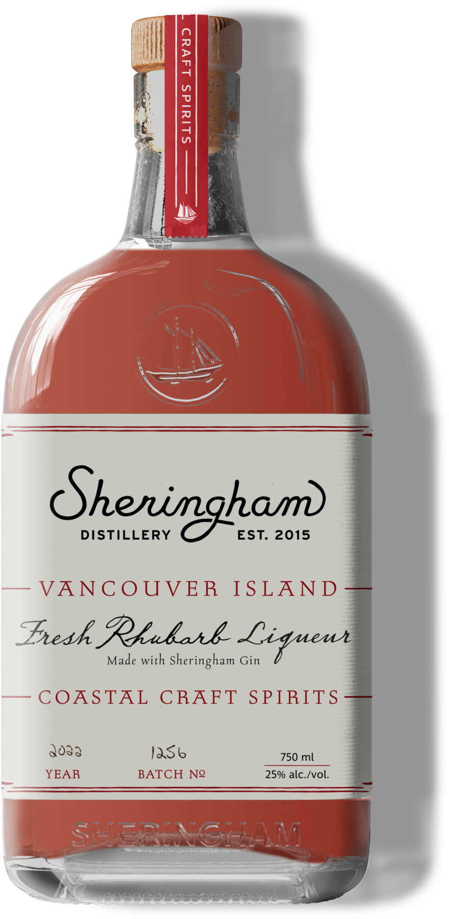 Sheringham Distillery Fresh Rhubarb Liqueur | Bright & Refreshing